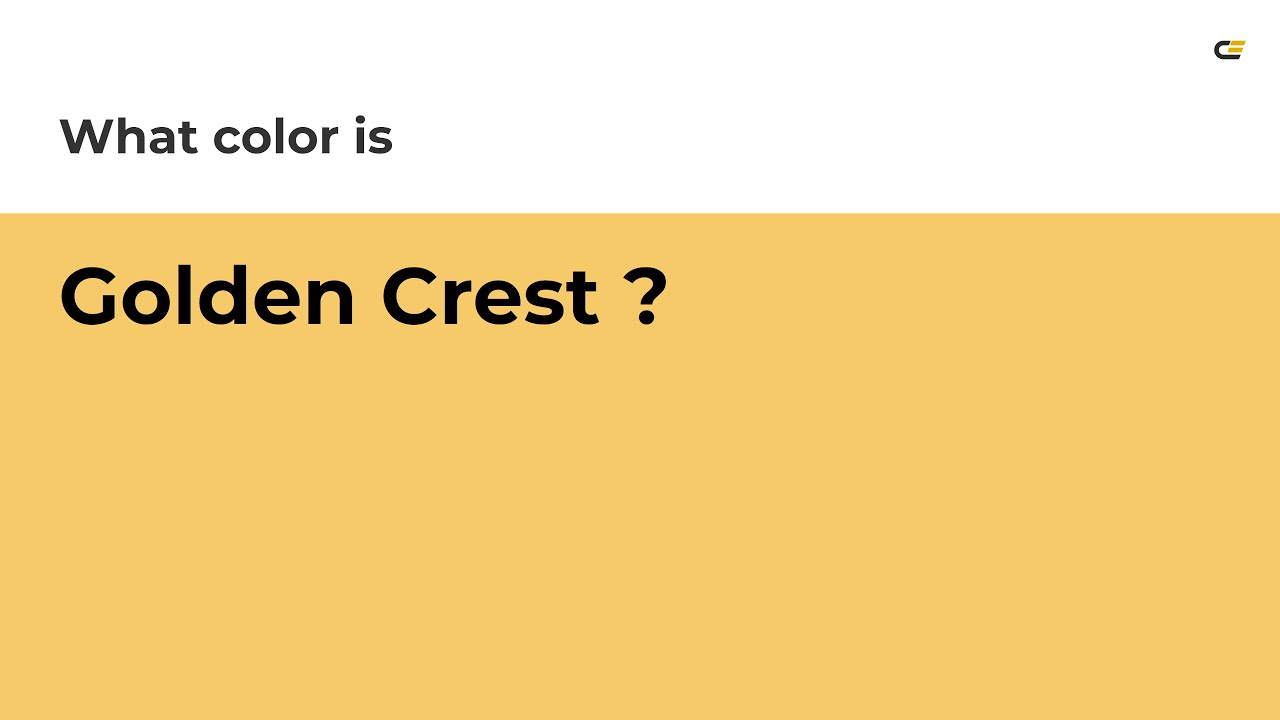 Golden Crest color #f6ca69 hex Cool Yellow color f6ca69 - YouTube