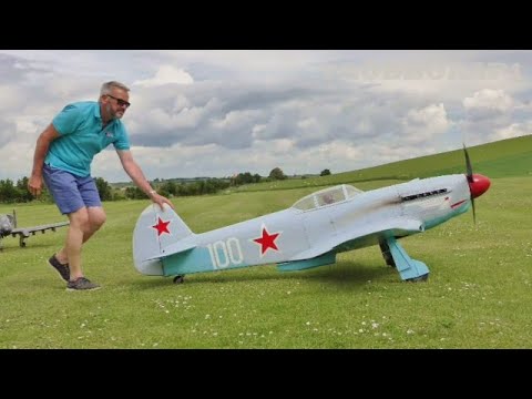 YAKOVLEV YAK-3 - 1:3.2 SCALE SCRATCH BUILT RC - 3W MOTOREN 150cc TWIN ...