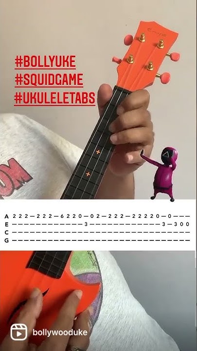 Squid Game | 1 min Ukulele Lesson | With TABs - YouTube