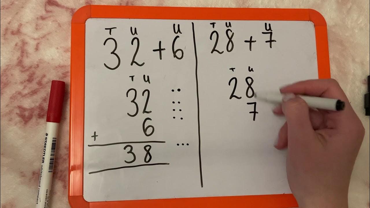 Addition using the column method. - YouTube