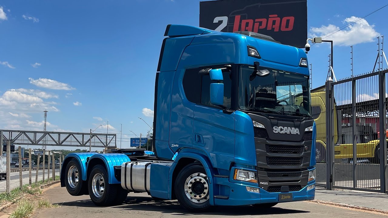SCANIA R 450 6x2 2022 - VÍDEO DEMONSTRATIVO - YouTube