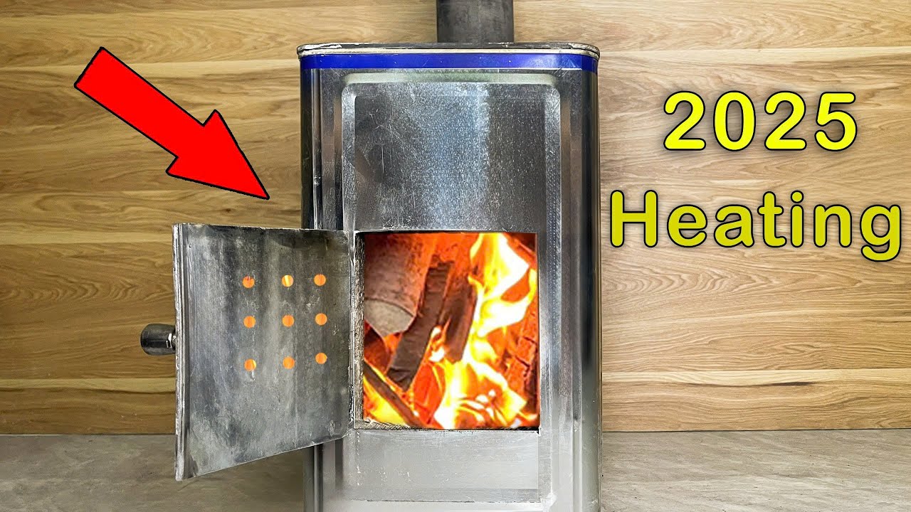 How to Make a Cement Fireplace Without Welding! Endless Heat for Your ...