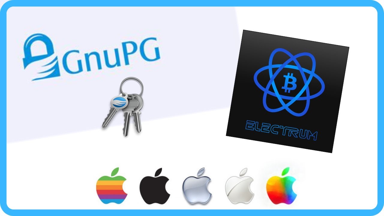 How to verify Electrum with GPG (mac) - YouTube