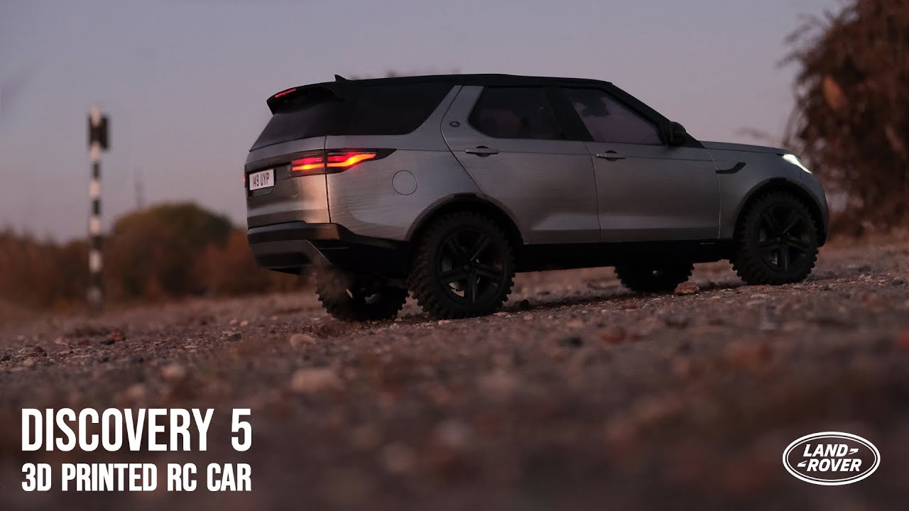 Land Rover Discovery 5 - 3D printed RC Car 1/8 scale. RС adventure ...
