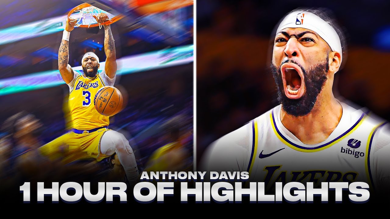1 Hour Of Anthony Davis Lakers Highlights 🏆 THE LA LEGEND - YouTube