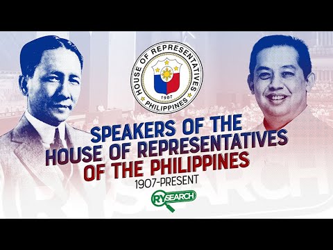 SPEAKERS OF THE HOUSE OF REPRESENTATIVES OF THE PHILIPPINES (1907 ...