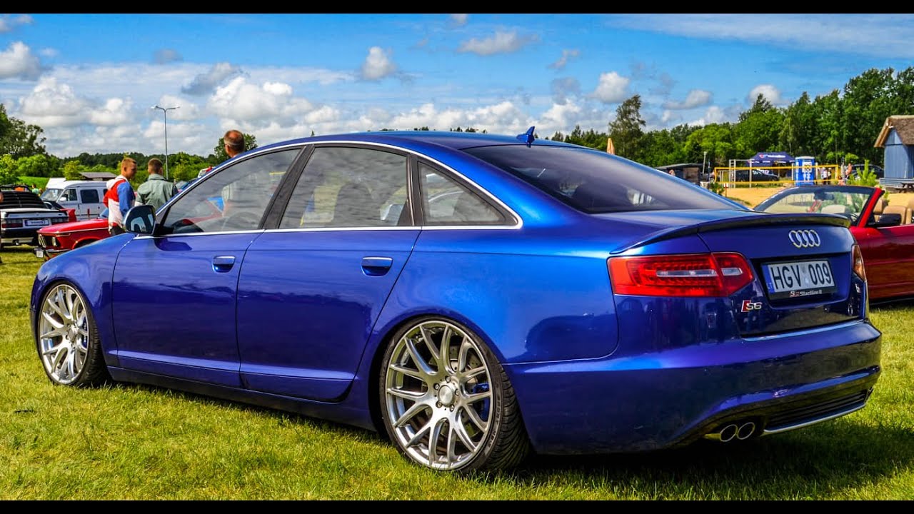 Audi S6 C6 (wannabe S6) Sepang Blue - YouTube