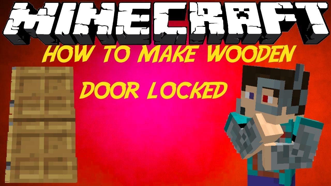 Minecraft #1 | Cara Mengunci Pintu Kayu - YouTube