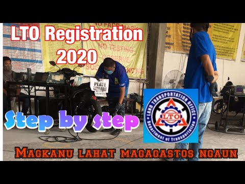 LTO REGISTRATION 2020 step by step - YouTube