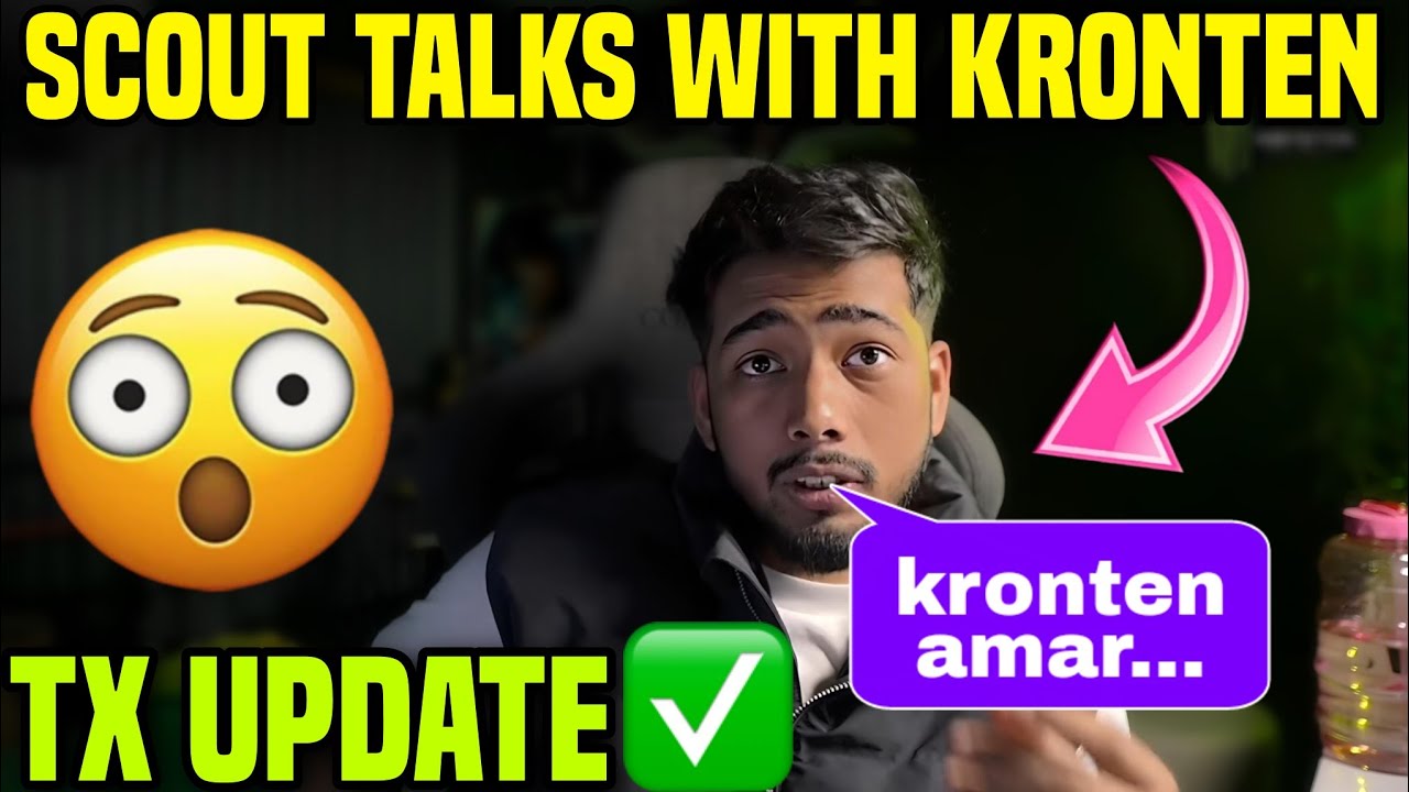 SCOUT TALKS WITH KRONTEN 😳 TX SPONSOR UPDATE - YouTube