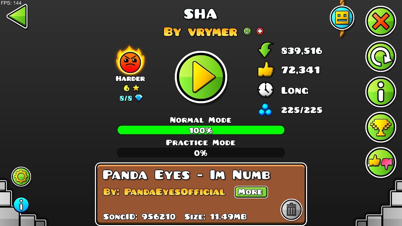 sha by vrymer (Harder) [Strange Gauntlet 1/5] Geometry Dash - YouTube