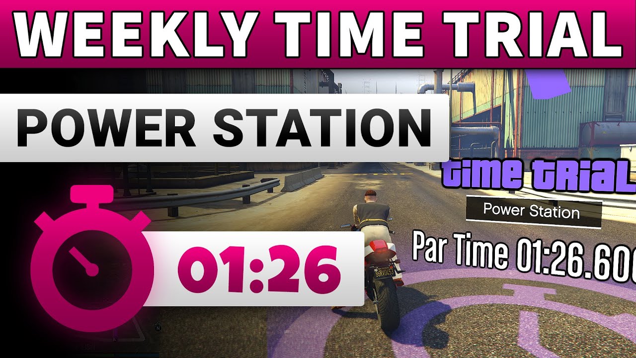 GTA 5 Time Trial This Week Power Station | GTA ONLINE WEEKLY TIME TRIAL ...