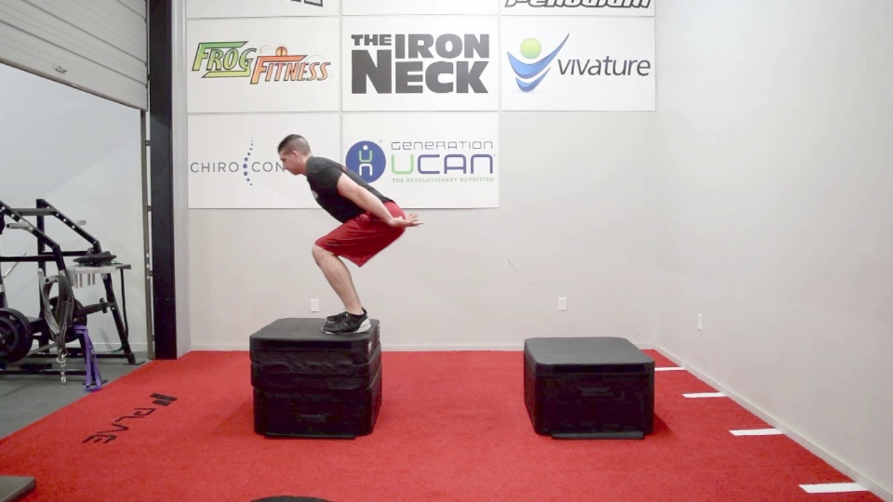 Depth Jump onto Box - YouTube