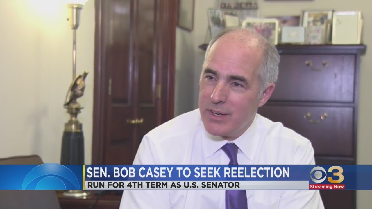 Bob Casey seeks 4th term as Pennsylvania senator - YouTube