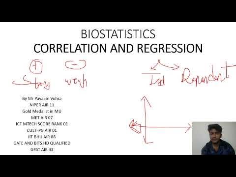 BIOSTATISTICS CORRELATION AND REGRESSION ANALYSIS.DIFFERENCE BETWEEN CORRELATION AND REGRESSION ...