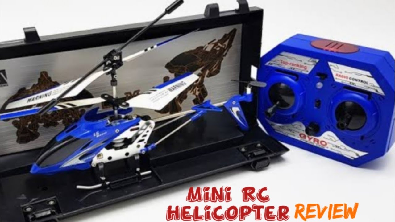 Latest mini RC blue helicopter unboxing | best RC helicopter review # ...