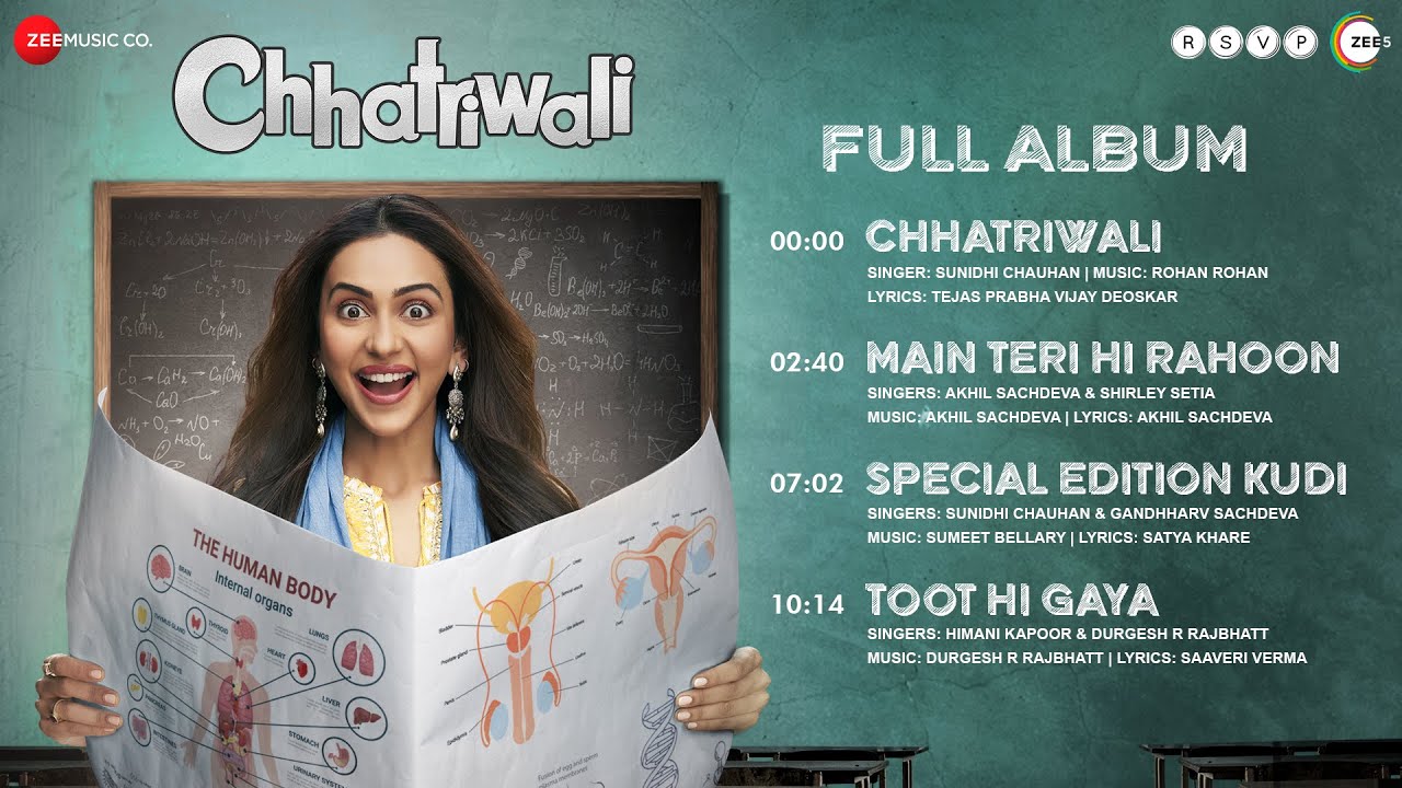 Chhatriwali - Full Album | Rakul Preet Singh | Rohan Rohan, Akhil ...