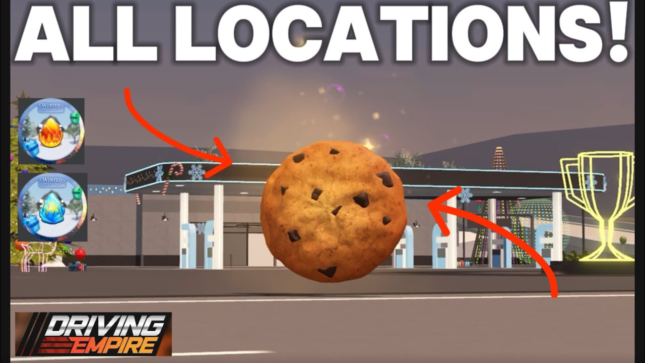 ALL LOCATIONS FOR COOKIE LOCATIONS IN ROBLOX DRIVING EMPIRE!🚗🏎️ - YouTube