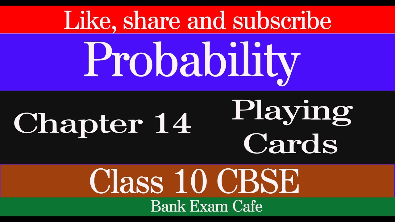 Probability Class 10 CBSE / Problems on playing cards. - YouTube