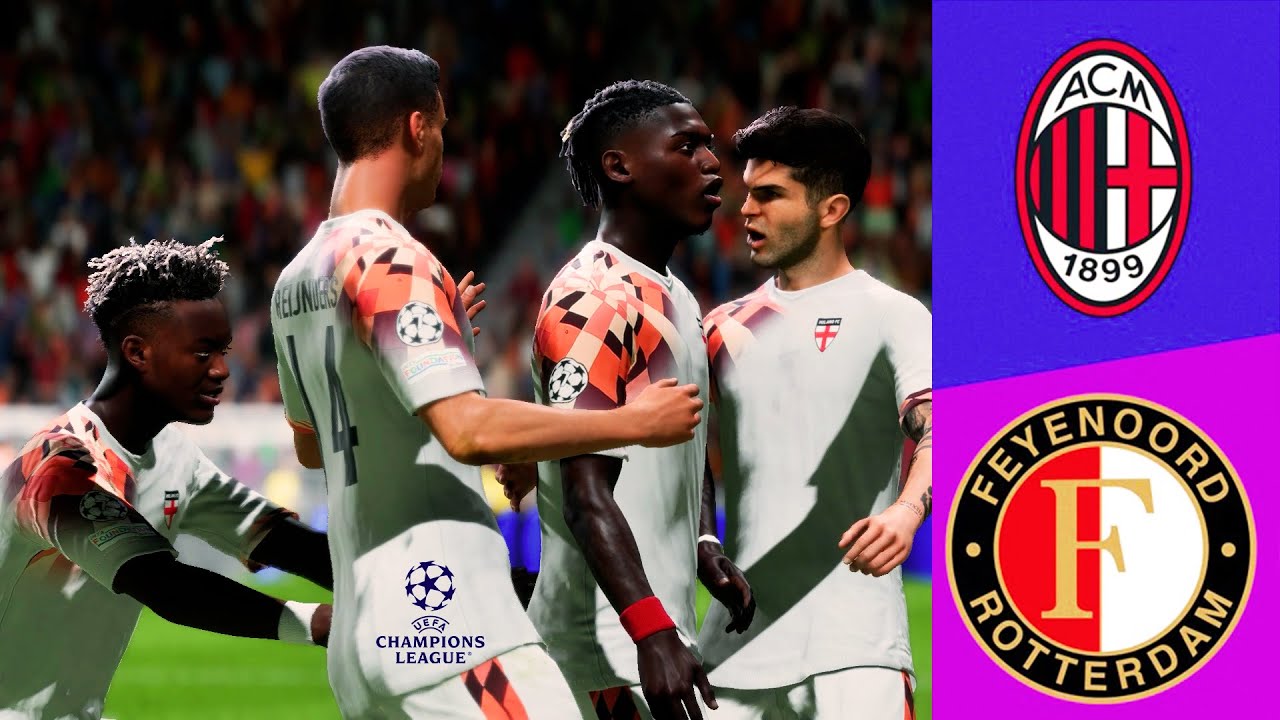 FC 25 - AC MILAN vs FEYENOORD | CHAMPIONS LEAGUE - YouTube