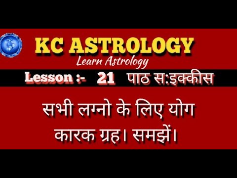 # LEARN ASTROLOGY. YOGA KARKA GRAH for all lagna - YouTube
