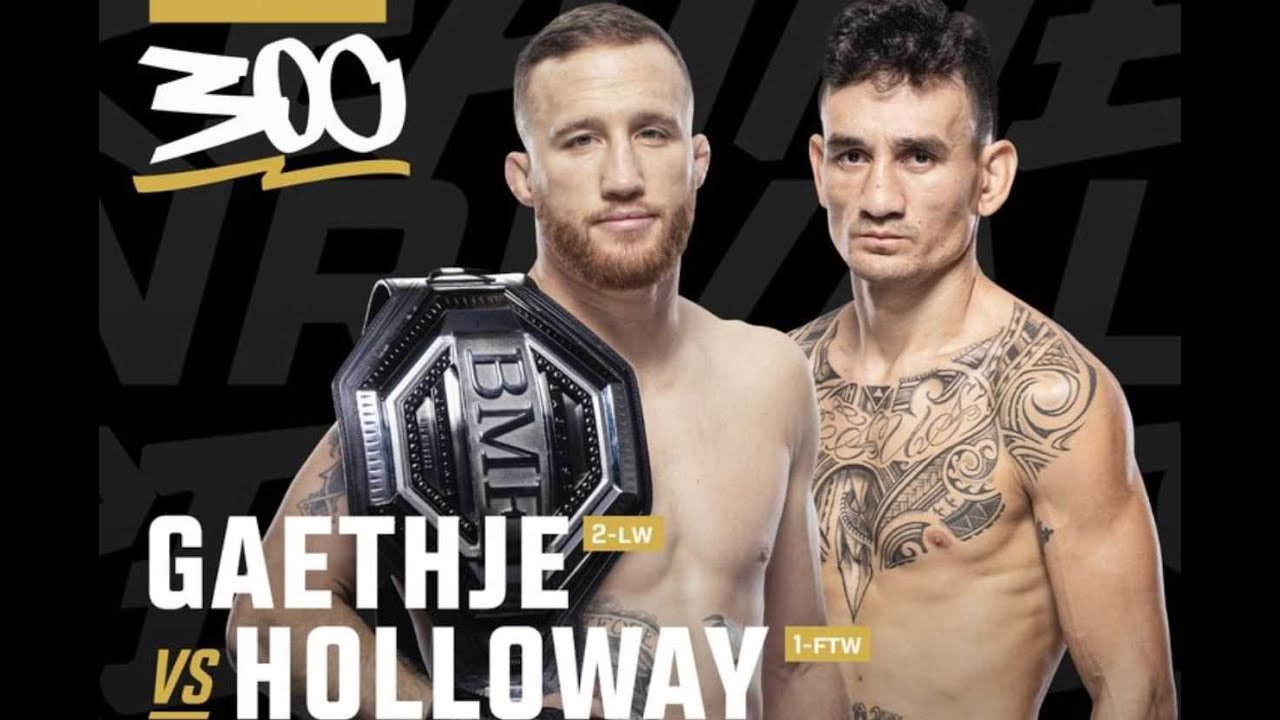 Ufc 300 Max Holloway Vs Justin Gaethje Highlights Reaction Knockout