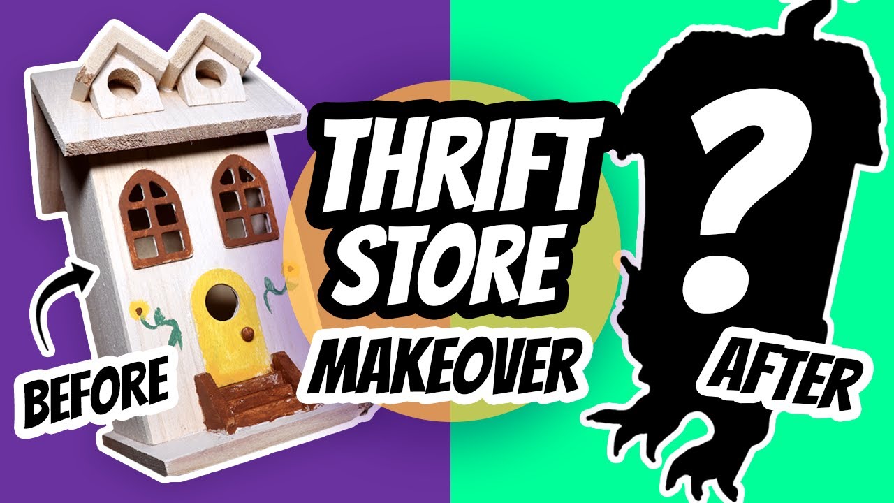 Thrift Store Makeover - Baba Yaga Edition - YouTube