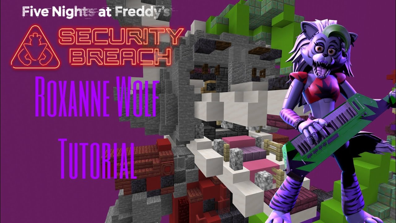 Roxanne Wolf Tutorial - FNAF Minecraft Tutorial - Jackpot - TheFatRat ...