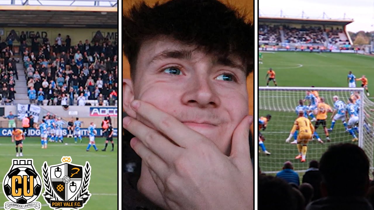 PORT VALE SCORE LATE ON AS THEY BEAT CAMBRIDGE | CAMBRIDGE UNITED VS ...