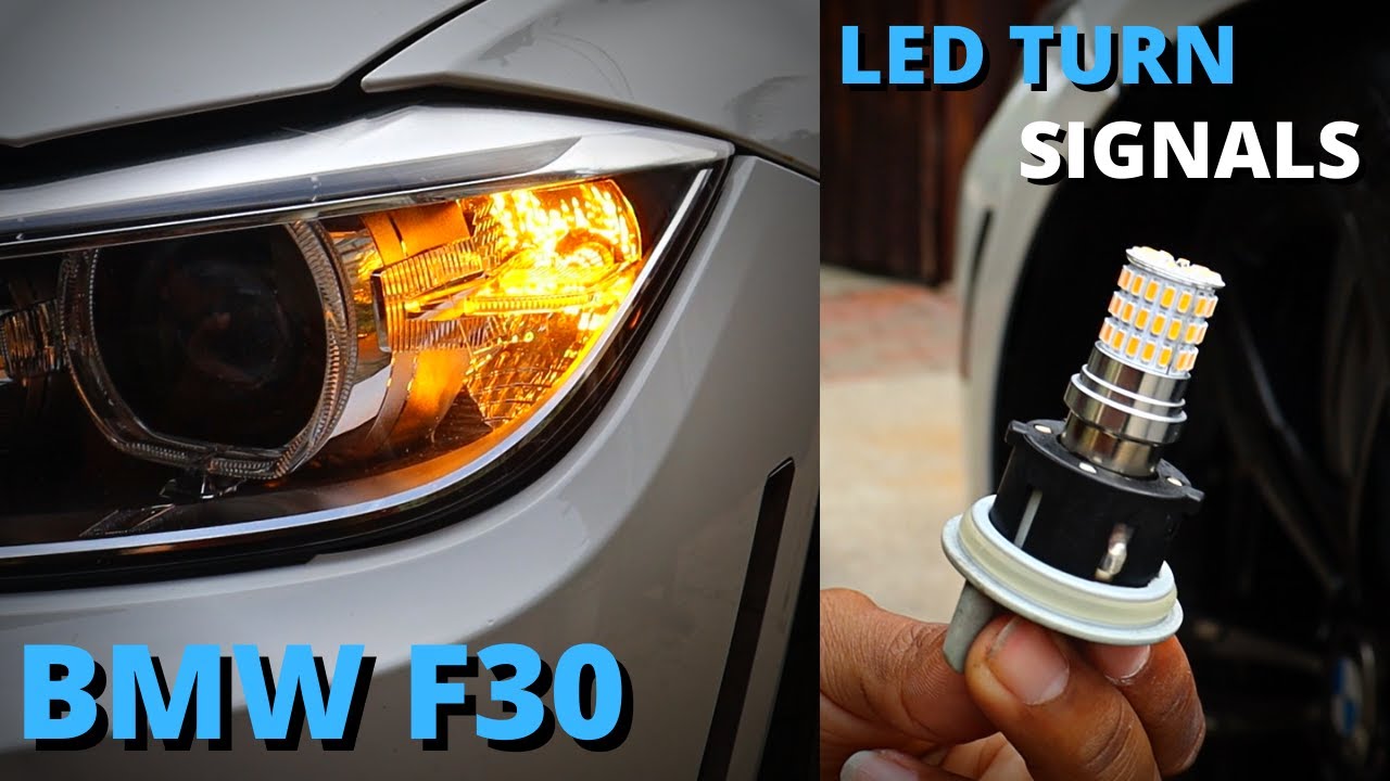 LED Front Turn Signal Bulb Replacement On My BMW F30 - YouTube