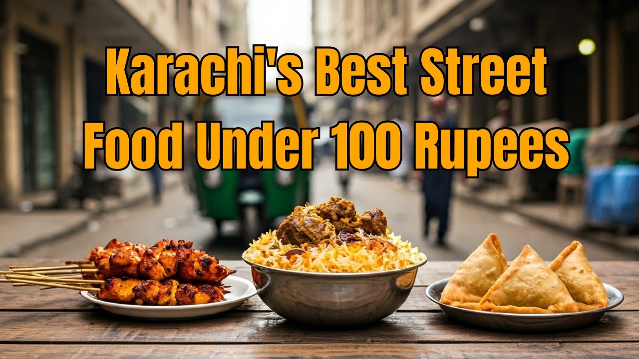 Karachi's Best Street Food Under 100 Rupees - YouTube