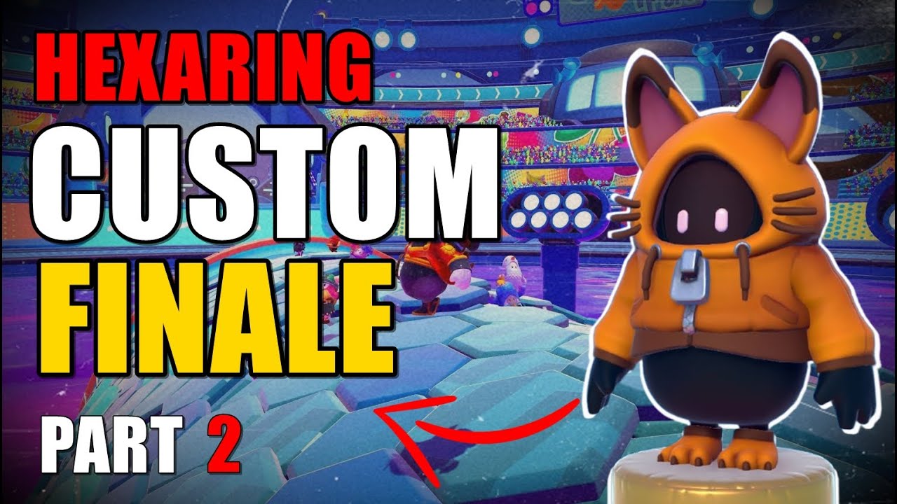 Intense Hexaring Custom Finale In Fall Guys Part 2 - YouTube