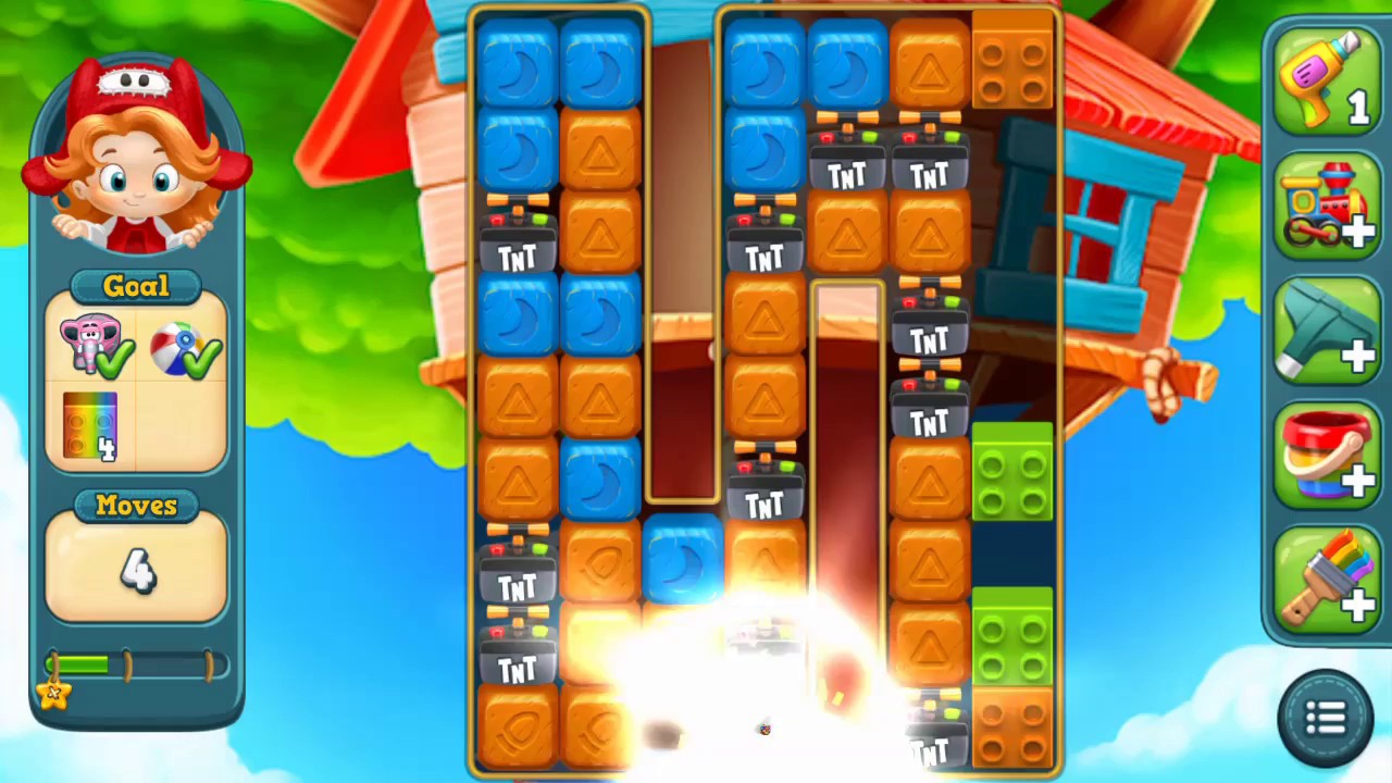 Toy Blast Level 1 in FULL HD 4K - YouTube