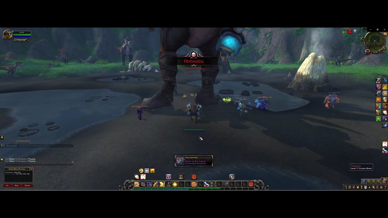 Oondasta Drops Reins of the Cobalt Primordial Direhorn | World of ...