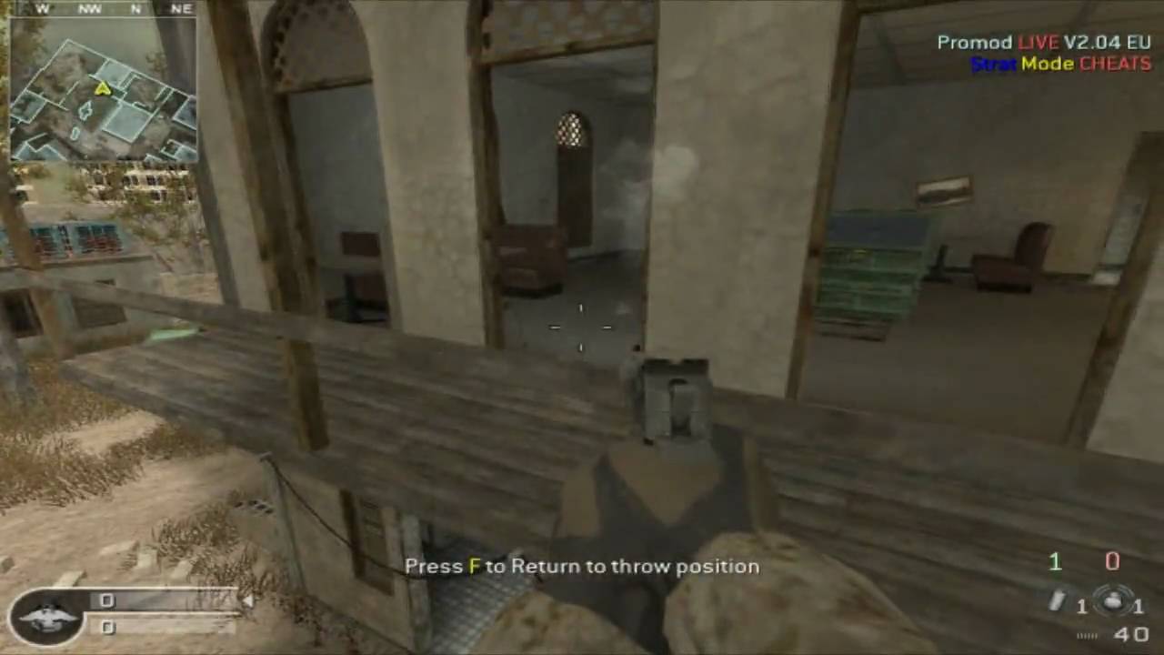 Cod4 - Crash pro nade tutorial - YouTube