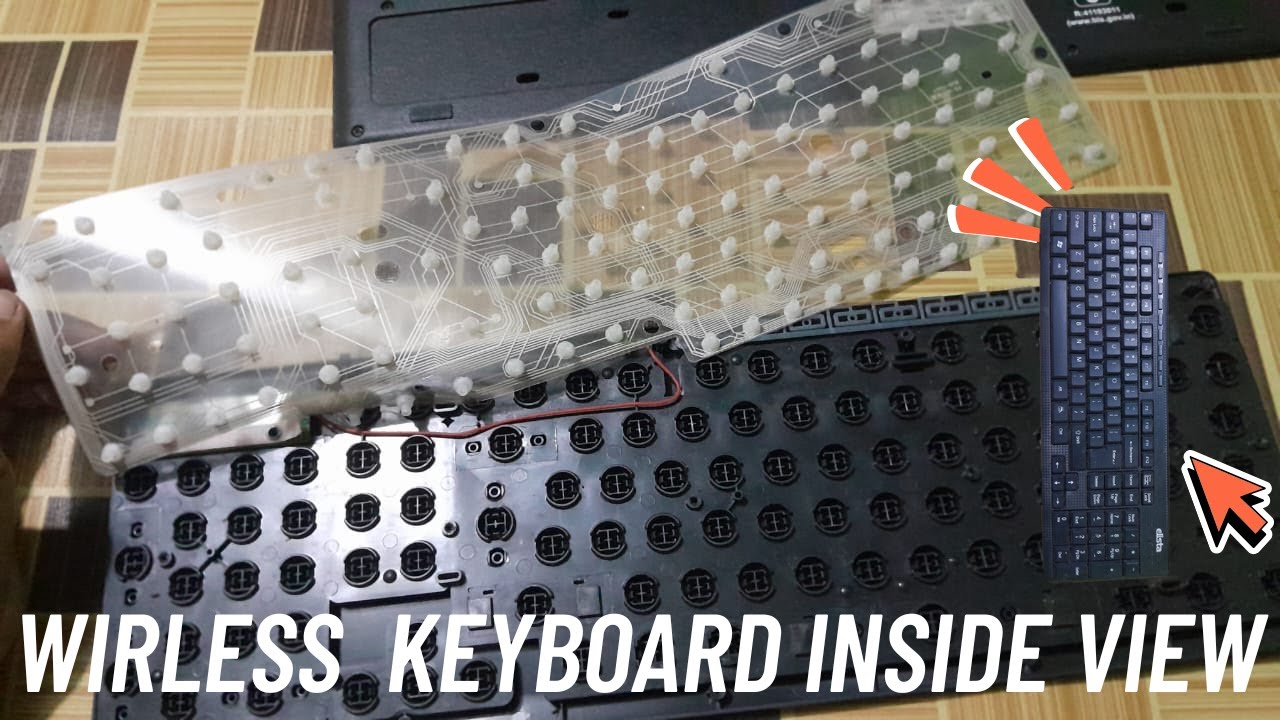 Wireless keyboard inside view 👆 - YouTube