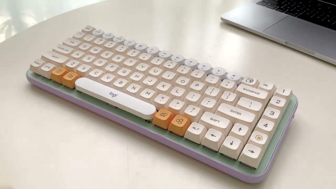 modded logitech pop keys - YouTube