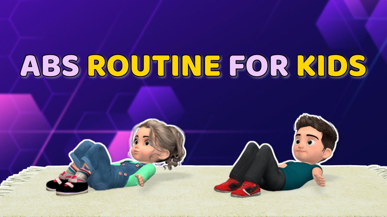 EASY ABS ROUTINE FOR KIDS: LOW IMPACT EXERCISE - YouTube