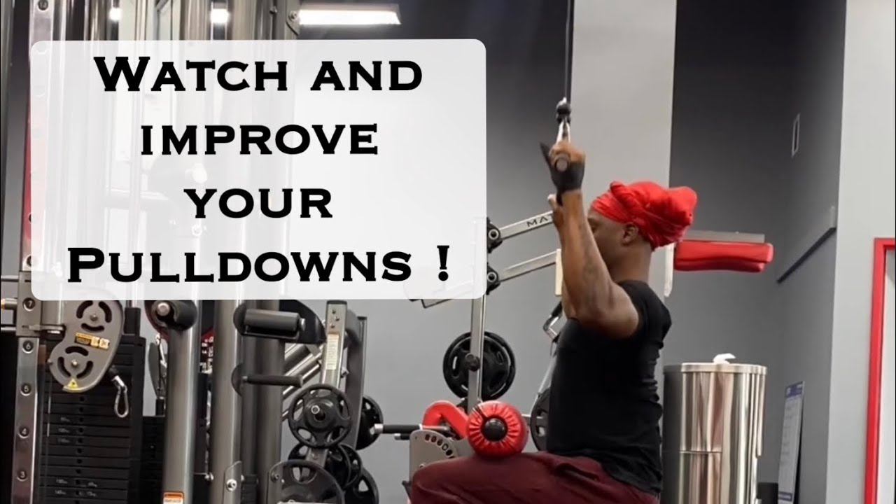 Learn What To Do When Knowing How To Do Lat Pulldown On Cable Machine - YouTube