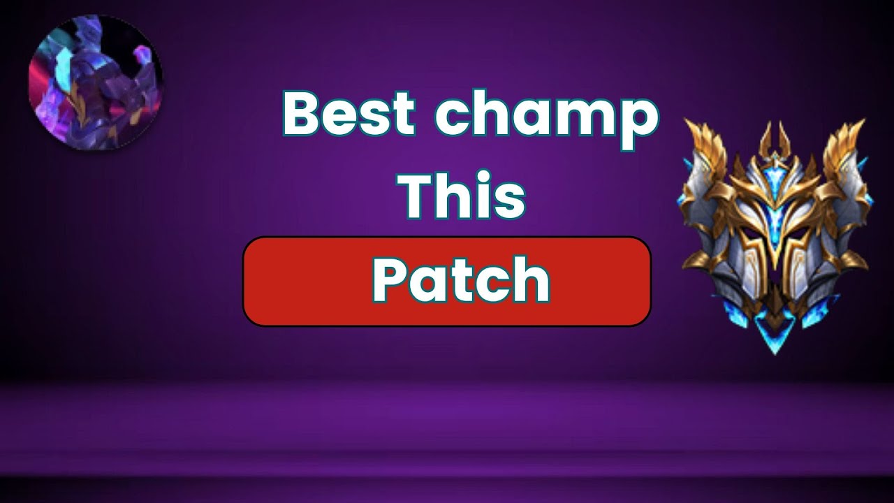 How to play the best champ on the new patch - YouTube