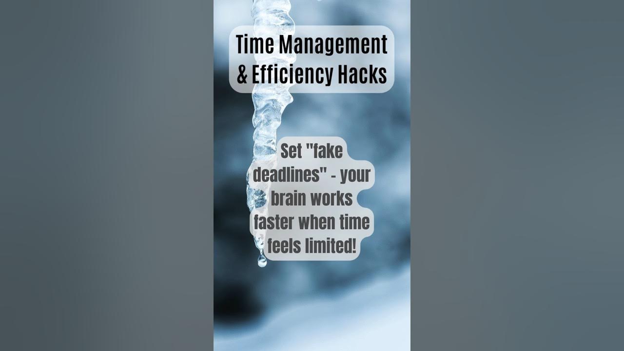 Time Management Strategies: How To Get 10x More Productive⏳ - YouTube