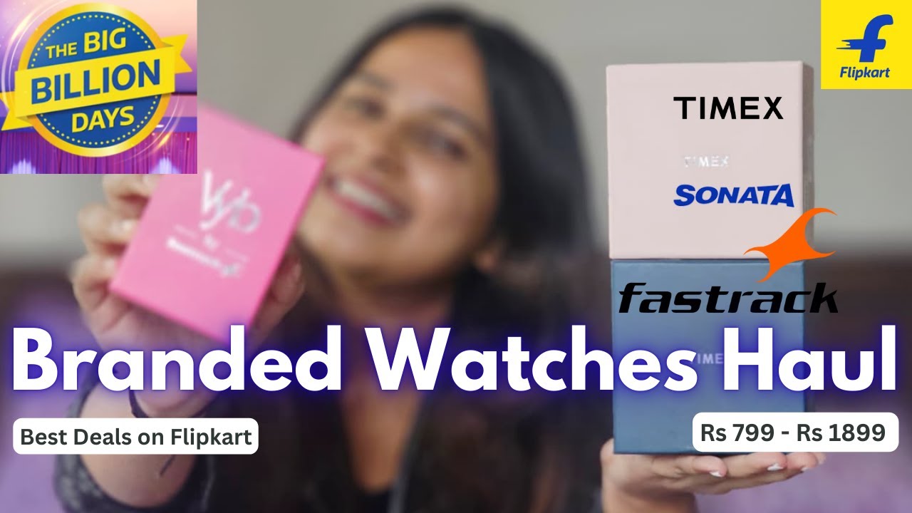 10 Affordable Branded Watches⌚️for Women| Upto 70% off Flipkart Big ...