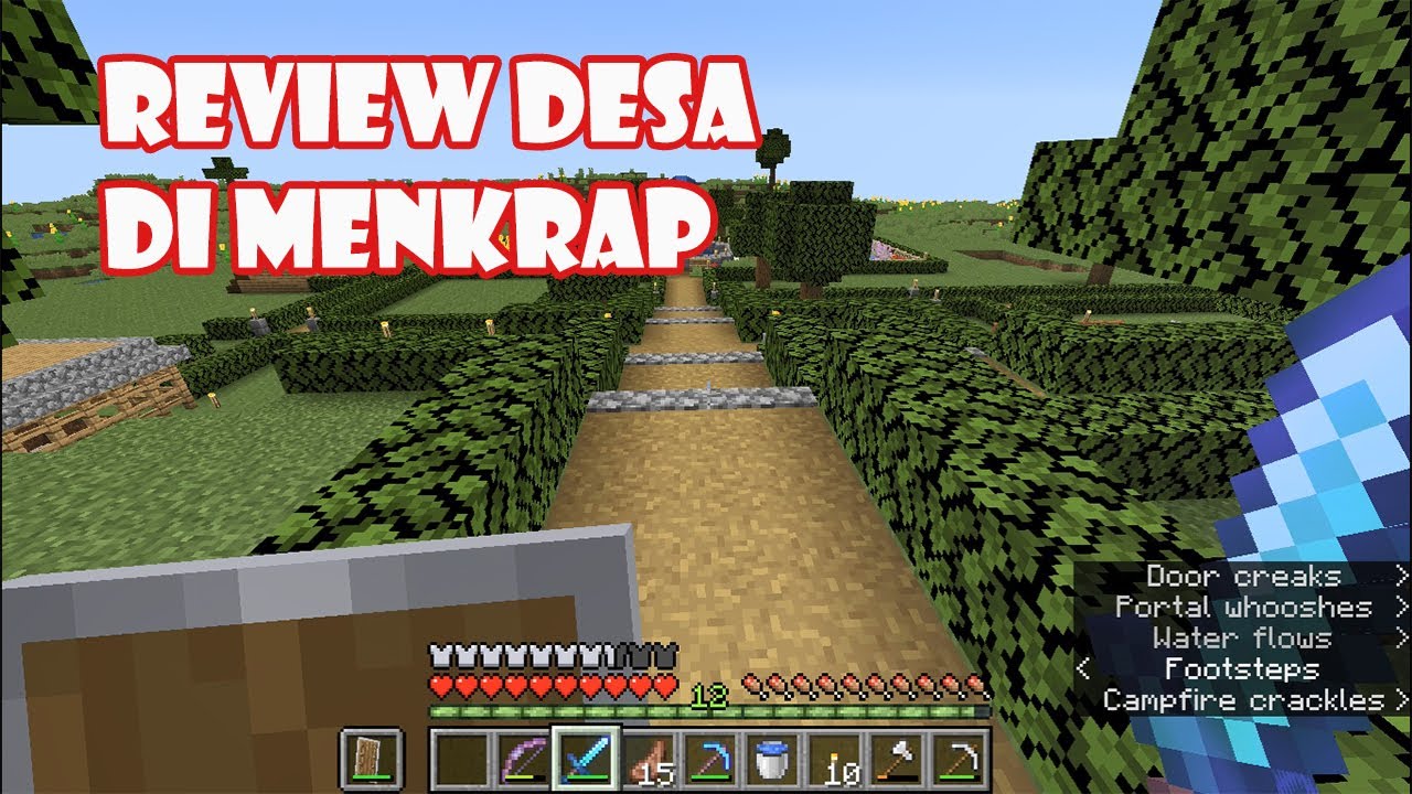 REVIEW DESA DI MENKRAP - Minecraft Gameplay - YouTube