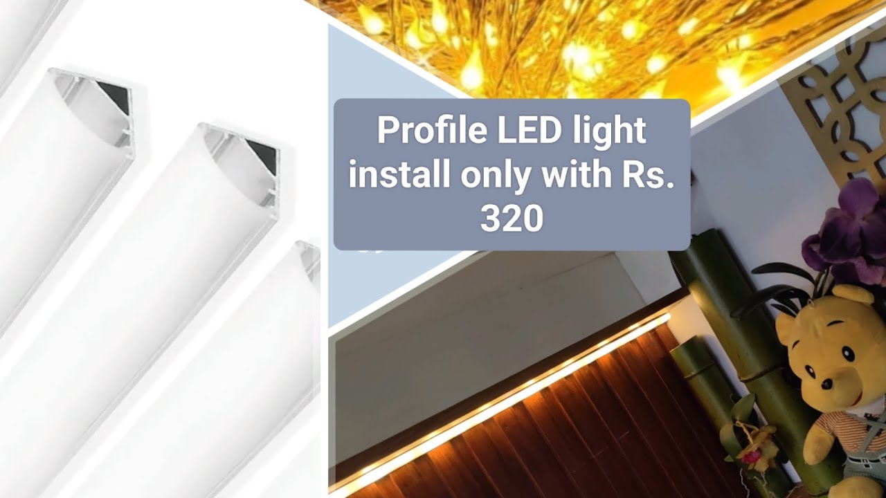 Led Strip /Profile Lights Installation . Aluminium Profile | LED Light ...