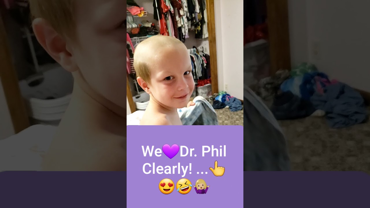 Dr. Phil Haircut on 4 Year Old - Cutest Dr. Phil👴 - YouTube