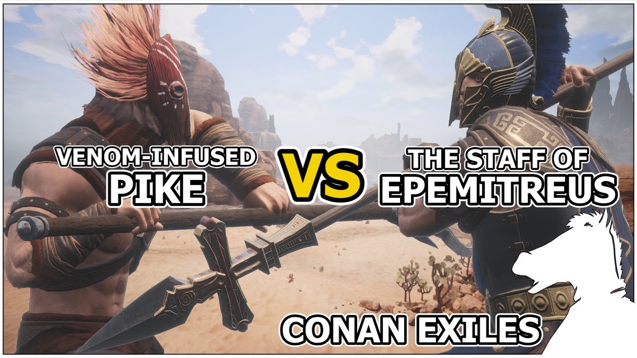Venom-Infused Pike VS The Staff of Epemitreus | CONAN EXILES - YouTube