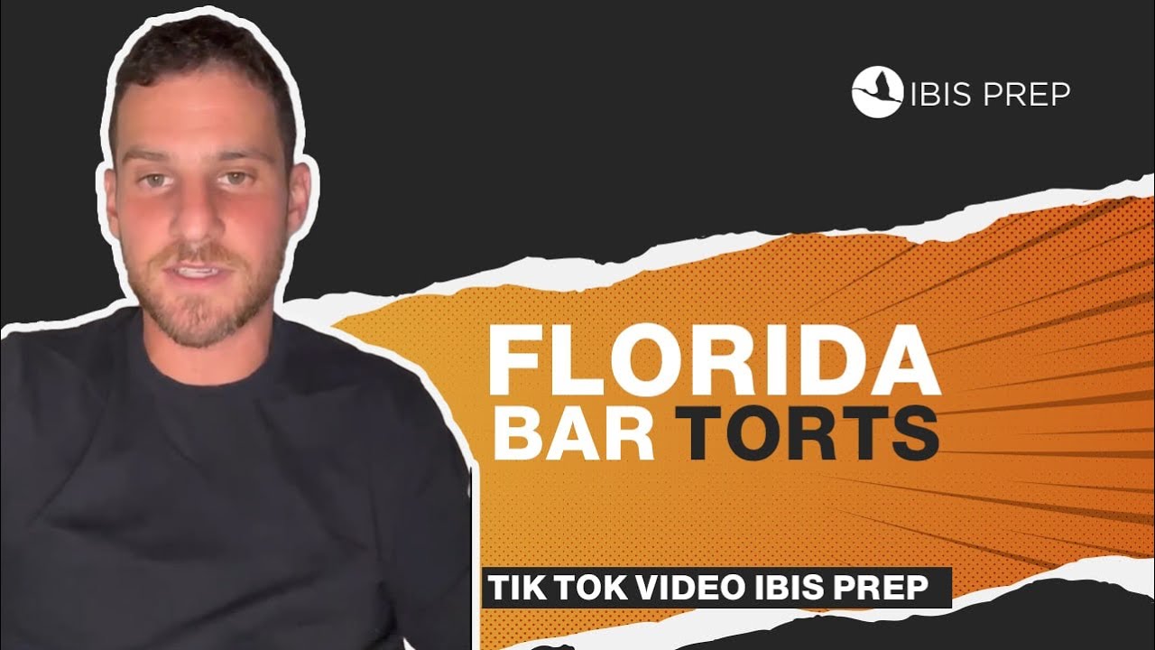 Florida Bar Torts Tik Tok Video Ibis Prep - YouTube