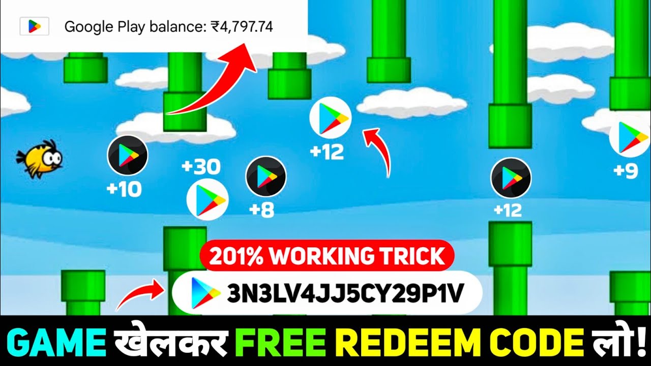 FREE REDEEM CODE (GAME खेलकर) | FREE REDEEM CODE APP | GOOGLE PLAY ...
