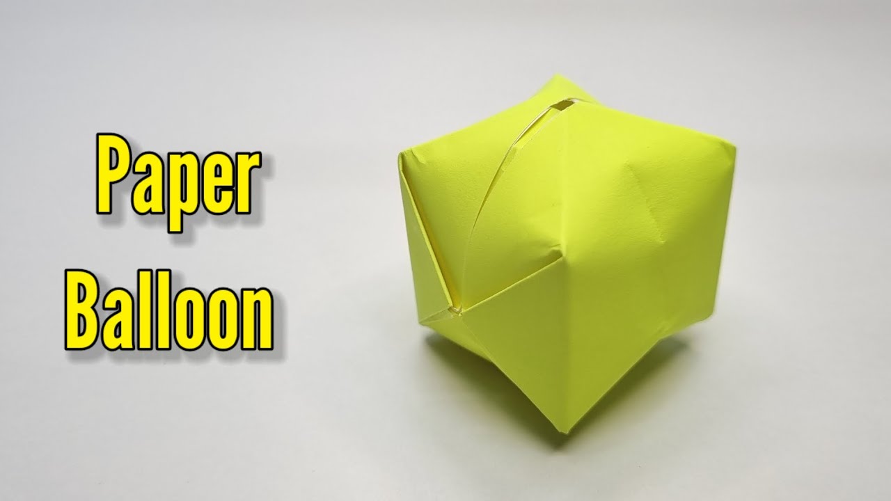 How To Make a Paper Balloon🎈Water Bomb🎈EASY Origami Balloon #kiy # ...