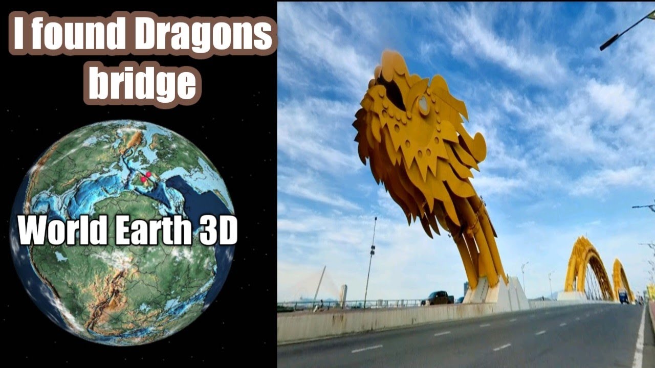 #799 i found dragons🐉 bridge on google earth🌎 #googleearth #googlemaps ...